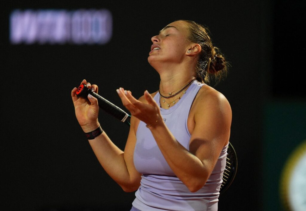 Watch: Aryna Sabalenka hits back at Rome heckler with expletive words ...